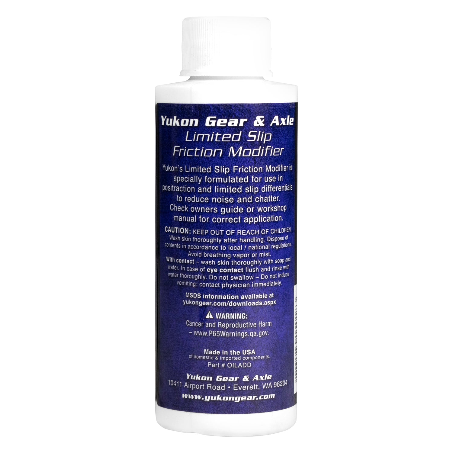 Yukon Friction Modifier Additive for Limited Slip/Posi - 4 Ounce Bottl