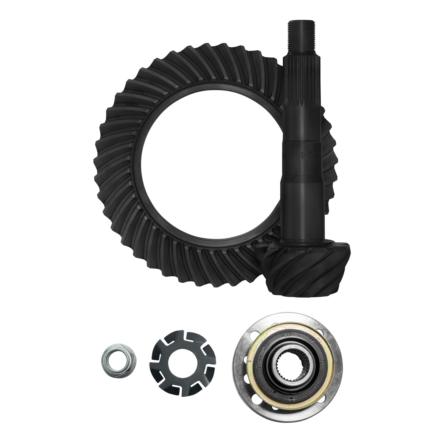 Yukon ring & pinion set, Toyota 8", high pinion in reverse, w/yoke kit